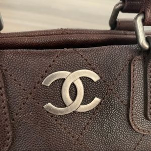 CHANEL | Bags | Chanel Brown Caviar Leather Doctor Tote | Poshmark
